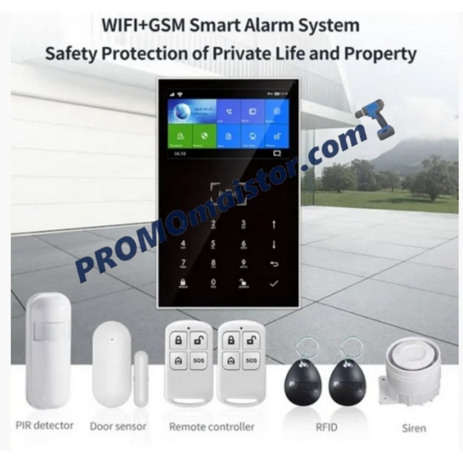 GSM Wi-Fi алармена система за дома G-109 Smartlife